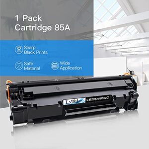 LxTek Compatible Toner Cartridge Replacement for HP 85A CE285A to Compatible with Laserjet Pro P1102W P1109W M1217NFW M1212NF (Black, 1 Pack)