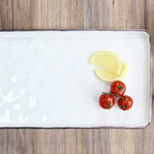 Pampa Bay Bianca Rectangular Tray