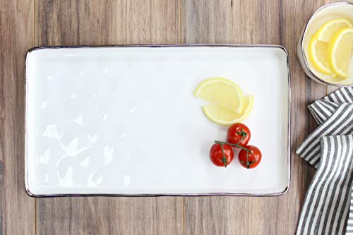 Pampa Bay Bianca Rectangular Tray