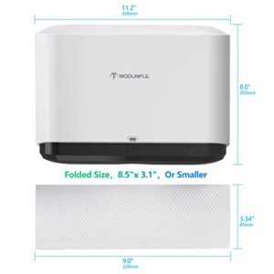 Paper Towel Dispenser, Paper Towel Holder Wall Mount, Bathroom Hand Paper Towels Dispensers, No-Hole Installation Multifold/Trifold/c Fold Paper Towel Dispenser