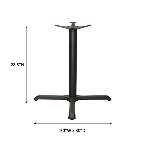 THONET Dining Height Metal Table Base for Restaurants 30Wx30Dx28.5H | Our Cast Iron Table Base is Perfect for Restaurants, Coffee Shops, Lounge Areas, Home and More | THT203-30 Made in North America