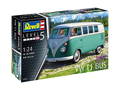 q4you Revell 07675, T1 Bus, Plastic Model Kit