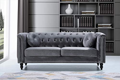 US Pride Furniture S5609-SF Sofas, Grey