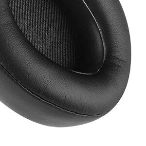 Geekria QuickFit Protein Leather Replacement Ear Pads for JBL Everest Elite 700, V700NXT Headphones Ear Cushions, Headset Earpads, Ear Cups Repair Parts (Black)