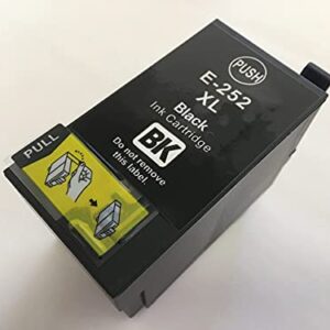 UPlus Remanufactured Ink Cartridge Replacement for Epson 252XL 252 XL 252 Ink to use for Epson WF-7110 WF-7610 WF-7620 WF-7710 WF-3620 WF-3630 WF-3640 (1Big-Black, 1 Cyan, 1 Magenta, 1 Yellow, 4Pack)