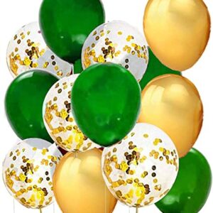 Graduation Decorations USF Green Gold 2023/Green Gold Balloons/Green Grad/Green Gold Party Decorations for Birthday Party Summer Bridal Shower Decorations//St. Patrick’s Day Decorations