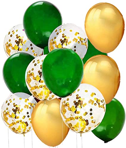 Graduation Decorations USF Green Gold 2023/Green Gold Balloons/Green Grad/Green Gold Party Decorations for Birthday Party Summer Bridal Shower Decorations//St. Patrick’s Day Decorations