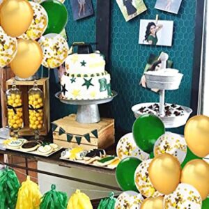 Graduation Decorations USF Green Gold 2023/Green Gold Balloons/Green Grad/Green Gold Party Decorations for Birthday Party Summer Bridal Shower Decorations//St. Patrick’s Day Decorations