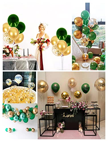 Graduation Decorations USF Green Gold 2023/Green Gold Balloons/Green Grad/Green Gold Party Decorations for Birthday Party Summer Bridal Shower Decorations//St. Patrick’s Day Decorations