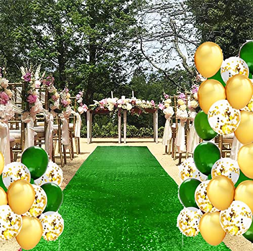 Graduation Decorations USF Green Gold 2023/Green Gold Balloons/Green Grad/Green Gold Party Decorations for Birthday Party Summer Bridal Shower Decorations//St. Patrick’s Day Decorations