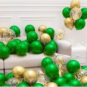 Graduation Decorations USF Green Gold 2023/Green Gold Balloons/Green Grad/Green Gold Party Decorations for Birthday Party Summer Bridal Shower Decorations//St. Patrick’s Day Decorations