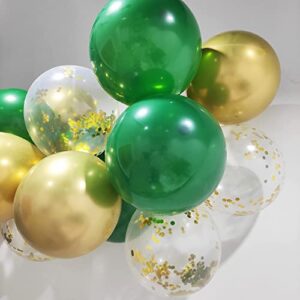 Graduation Decorations USF Green Gold 2023/Green Gold Balloons/Green Grad/Green Gold Party Decorations for Birthday Party Summer Bridal Shower Decorations//St. Patrick’s Day Decorations