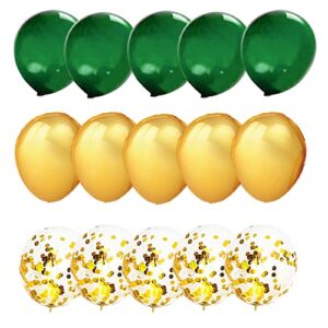 Graduation Decorations USF Green Gold 2023/Green Gold Balloons/Green Grad/Green Gold Party Decorations for Birthday Party Summer Bridal Shower Decorations//St. Patrick’s Day Decorations