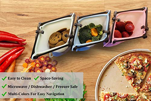 Reusable Silicone Food Storage Dishwasher Safe Food Bags Stand-Up (4 x 33 Oz) Microwave Freezer Bag