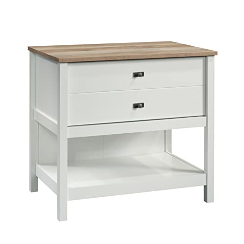 Sauder Cottage Road Lateral File, L: 32.44" x W: 21.81" x H: 29.76", Soft White Finish