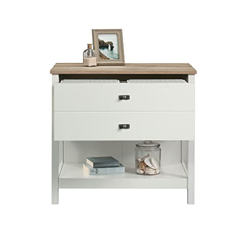 Sauder Cottage Road Lateral File, L: 32.44" x W: 21.81" x H: 29.76", Soft White Finish