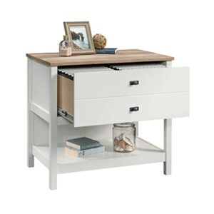 Sauder Cottage Road Lateral File, L: 32.44" x W: 21.81" x H: 29.76", Soft White Finish