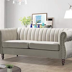 US Pride Furniture S5649-SF Sofas, Cream