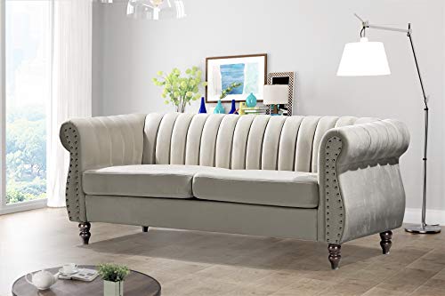 US Pride Furniture S5649-SF Sofas, Cream