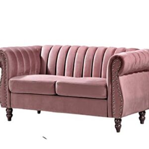 US Pride Furniture S5648-LV Sofas, Rose