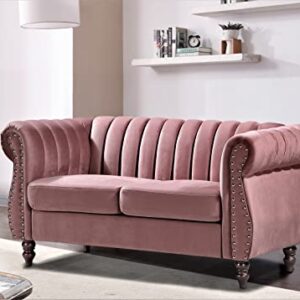 US Pride Furniture S5648-LV Sofas, Rose