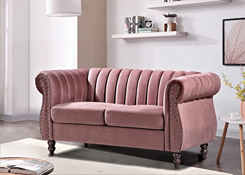 US Pride Furniture S5648-LV Sofas, Rose