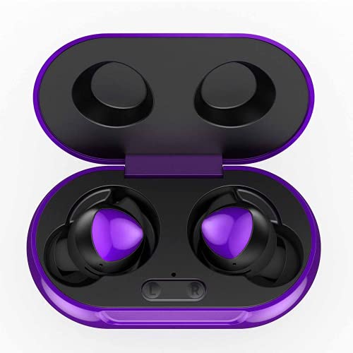 Urbanx Street Buds Plus True Bluetooth Earbud Headphones for Samsung Galaxy S5 - Wireless Earbuds w/Noise Isolation - Purple (US Version with Warranty)