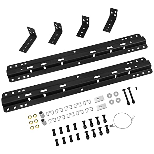 JY Performance DAC330 Fifth 5th Wheel Trailer Hitch Mount Rails and Installation Kits for Full-Size Trucks