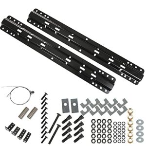 JY Performance DAC330 Fifth 5th Wheel Trailer Hitch Mount Rails and Installation Kits for Full-Size Trucks