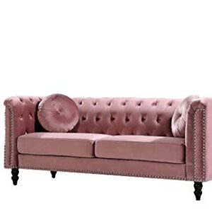 US Pride Furniture S5611-SF Sofas, Rose