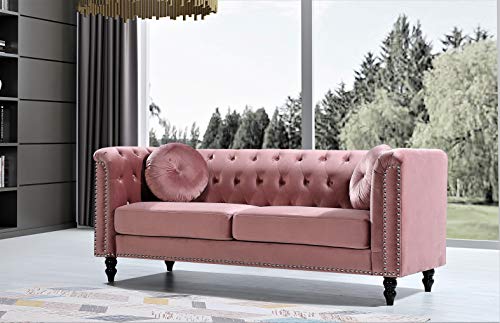 US Pride Furniture S5611-SF Sofas, Rose