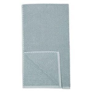 Amazon Basics Odor Resistant Textured Bath Towel Set - 6-Pieces,Cotton, Teal