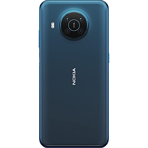 Nokia X20 5G Dual 128GB 8GB RAM Factory Unlocked (GSM Only | No CDMA - not Compatible with Verizon/Sprint) International Version - Nordic Blue