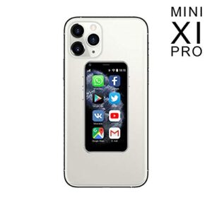 Mini Smartphone iLight 11 Pro The World's Smallest Android Mobile Phone, Super Small Micro 2.5in Touch Screen Global Unlocked Great for Kids 1GB RAM / 8GB ROM Tiny iPhone XI Pro Look Alike