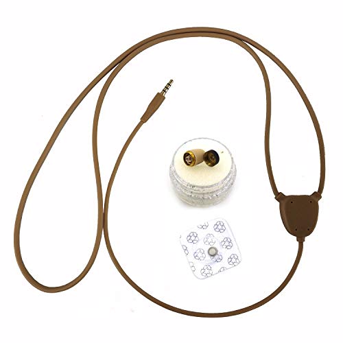 Invisible Earpiece and Inductive Loop kit for Cell Phone, Transfer Sound to Mini Earpiece for Covert Voice Conversation and Listen Music