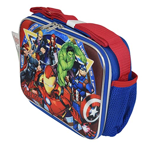 Marvel Avengers 3D Canvas Lunch Bag