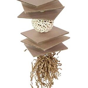 Bonka Bird Toys 3613 Atta Stack Medium Bird Toy Conure African Grey Amazon