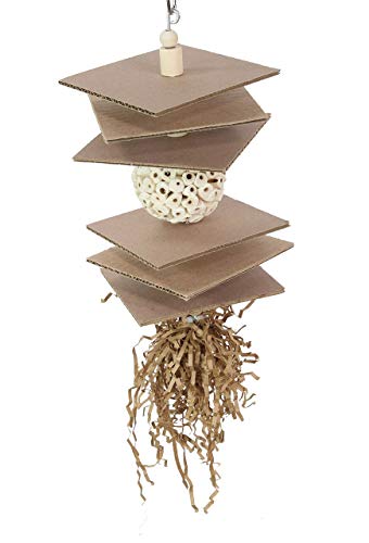 Bonka Bird Toys 3613 Atta Stack Medium Bird Toy Conure African Grey Amazon