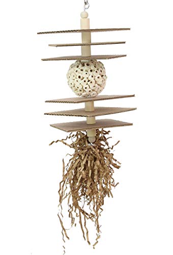 Bonka Bird Toys 3613 Atta Stack Medium Bird Toy Conure African Grey Amazon