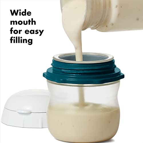 OXO Good Grips Prep & Go Leakproof Silicone Squeeze Bottle, White