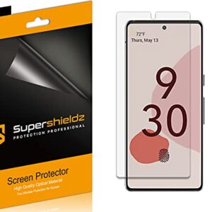 (6 Pack) Supershieldz Designed for Google Pixel 6 Screen Protector, High Definition Clear Shield (PET)