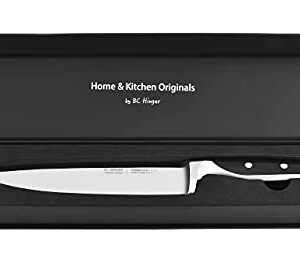 BC.HINGER 8 Inch Professional Chef Knife, German High-Carbon Stainless Steel Cutlery, Kitchen Knife with Ergonomic Handle and Gift Box, Full Tang, Ultra Sharp Blade,Suitable for Meat and Vegetable