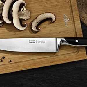 BC.HINGER 8 Inch Professional Chef Knife, German High-Carbon Stainless Steel Cutlery, Kitchen Knife with Ergonomic Handle and Gift Box, Full Tang, Ultra Sharp Blade,Suitable for Meat and Vegetable