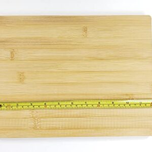 (Set of 12) 12"X9" Bulk Plain Bamboo Cutting Chopping Board | For Customized, Personalized Engraving Purpose | Wholesale Premium Bamboo Board (Without Handle)