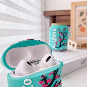 Peekdook for Air pod 2/1 Case Soft Silicone Arizona Can Cute Cartoon Funny Cover Fashion Protective Skin Accessory Keychain Girl Teen Compatible Box with Air pod 2 & 1 (Arizona Can)