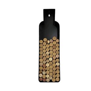 wine cork holder shaped like a wine bottle. display cork collection. packed in a beautiful gift box with magnetic lid. perfect decoration for indoor & outdoor bars, parties, kitchens, wine cellars