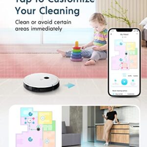 Yeedi vac Robot Vacuum with Advanced Mapping, 3000Pa Powerful Suction,Virtual Boundary, Carpet Boost, App ControlIdeal for Hard Floor, Carpet and Pet Family k650 Upgraded