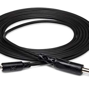 HOSA MHE-310 3.5 mm TRS(Female) to 1/4" TRS(Male) Headphone Adaptor Cable, 10 Feet Black & Hosa CMP-159 3.5 mm TRS to Dual 1/4" TS Stereo Breakout Cable, 10 Feet, Black, 1-Pack