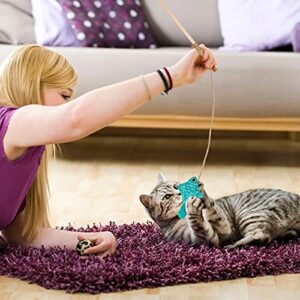 CiyvoLyeen Goldfishes Cat Wand Catnip Toys with Tassels Kitten Fishes Teaser Chew Knickknack Interactive Fishing Rod Pillows Catmint Plush Kitty Plaything Gift Ideas Set of 4