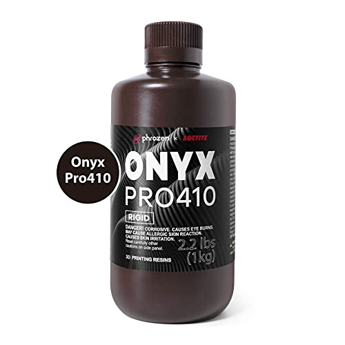 Phrozen Onyx 3D Printing Resins, Strong & Tough, Ideal for Tabletop Gaming and Prosumer DIY Makers, Made in USA (Phrozen Onyx Rigid Pro410 3D Printing Resin)